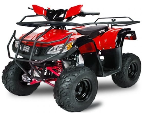 Nitro dětská čtyřkolka T-rex 125 cc červená | Esell s.r.o.